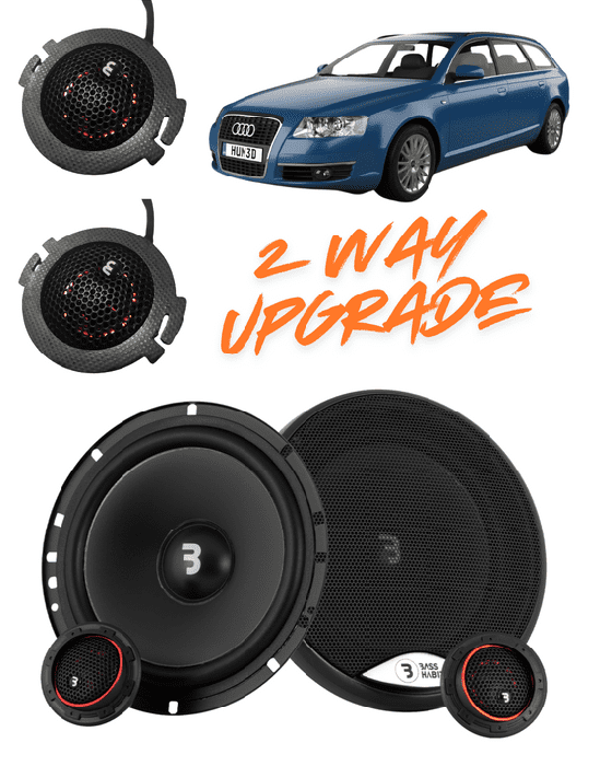 AUDI A6 C6 2 WAY BASS HABIT SPEAKER UPGRADE :: SCR DISTRIBUTION